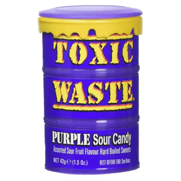 TOXIC WASTE Purple Sour Candy - Santikos Foods