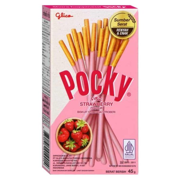 POCKY Strawberry Biscuit Sticks - Santikos Foods