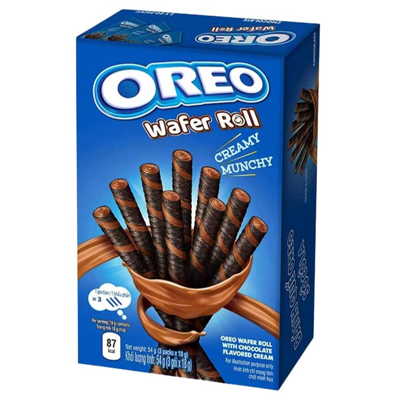 OREO Chocolate Wafer Roll 3-pack - Santikos Foods